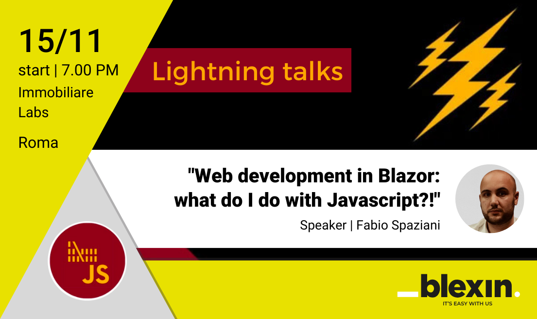 RomaJS - Lightning talks - Blexin